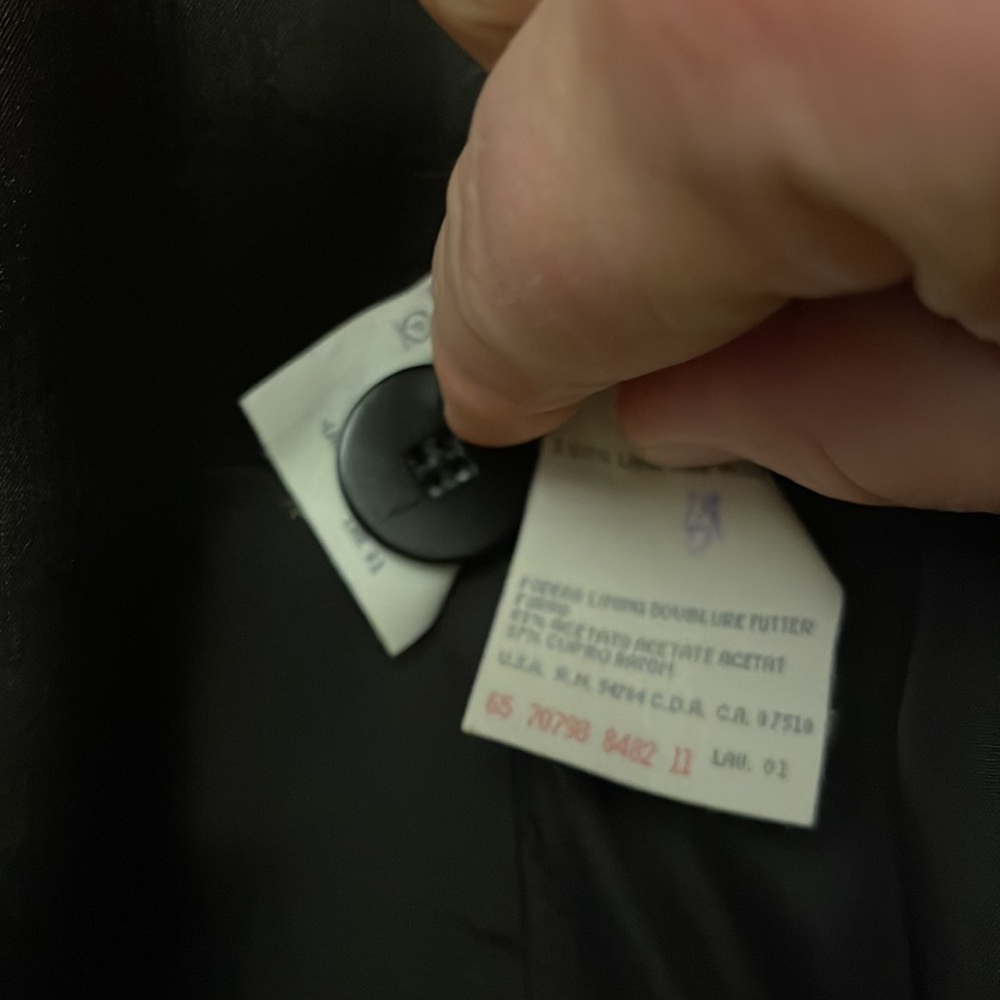 Giorgio Armani Mitchell's Of Westport Black Sports Co… - Gem